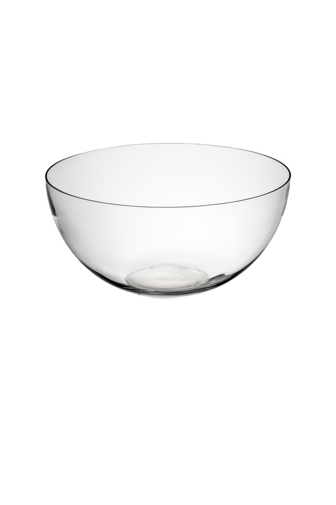 VASES & PLANTERS: ROUND GLASS BOWL