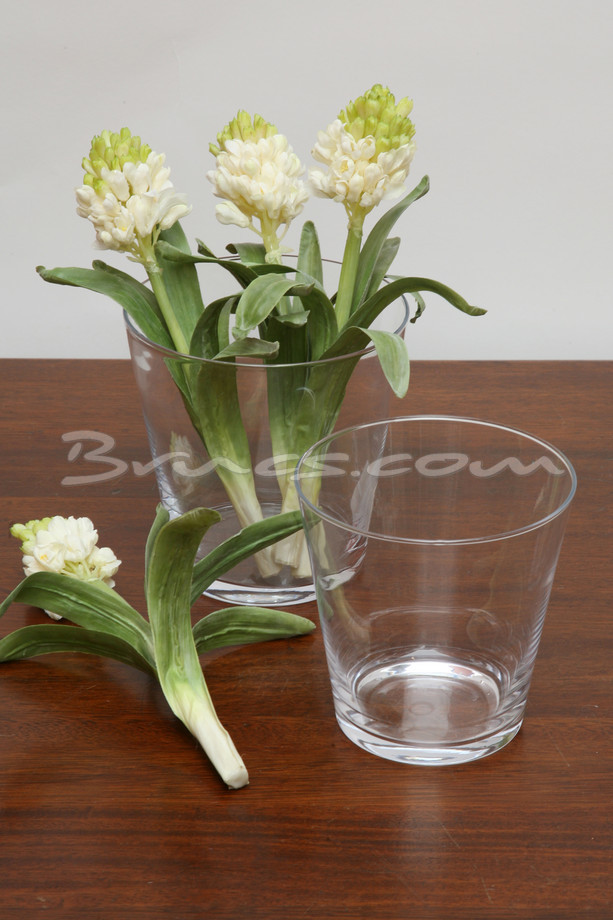 VASES & PLANTERS: SMALL GLASS FLOWER POT