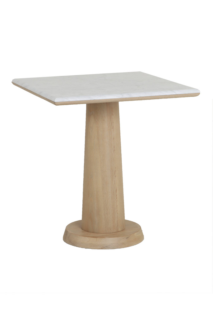 DINING TABLES: THABANA SQUARE OAK & CARRARA MARBRE DINING TA