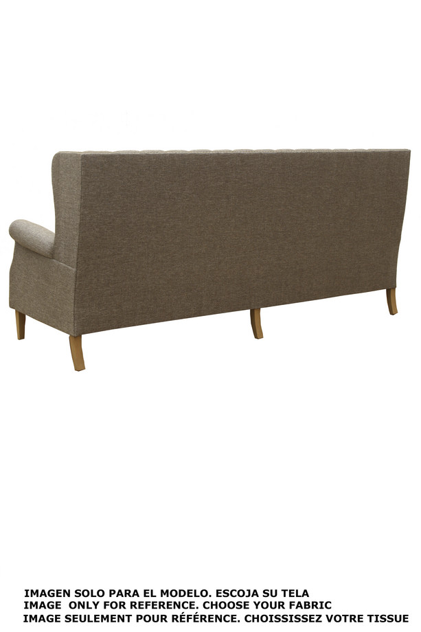 BENCHES AND PUFFS: TAMARA BENCH 260 cm CUSTOMER FABRIC 15 mt