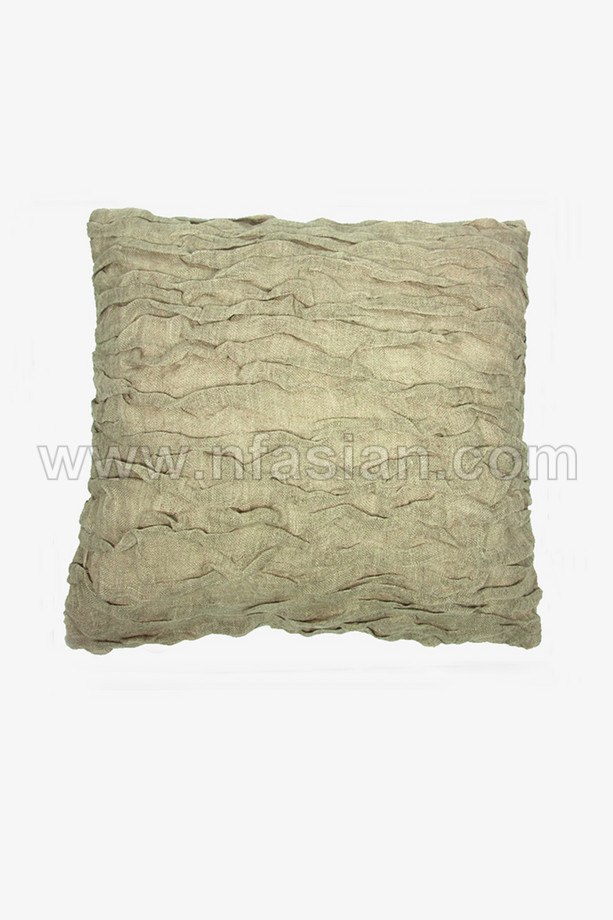 FABRICS: 45X45 STONE COLOR YARN CUSHION