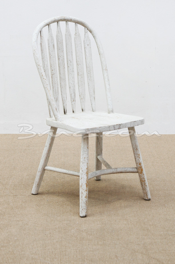 SILLAS : SILLA COUNTRY OLMO BLANCO ANTIGUO