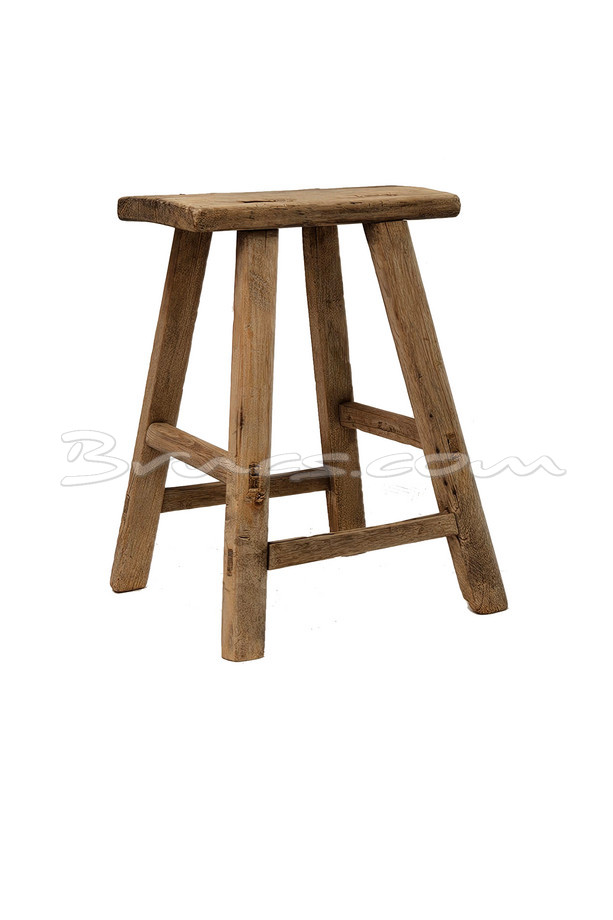 STOOLS: PURÚS RUSTIC ELM SIDE TABLE
